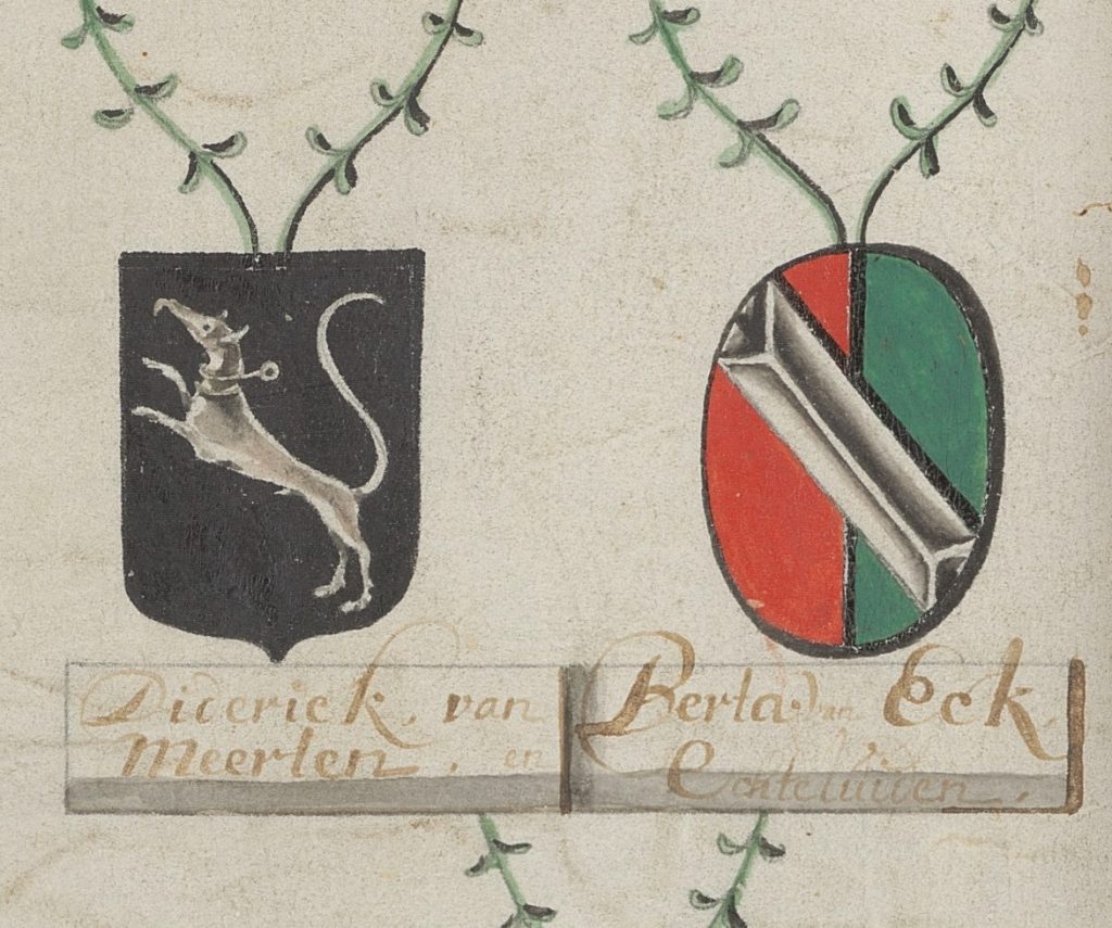 Parenteel van Dirck van Meerten (?-1568) en Bertha van Eck van ...